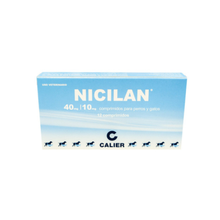 NICILAN® TABLETAS 40/10 – Antibiótico de Amplio Espectro para Perros y ...